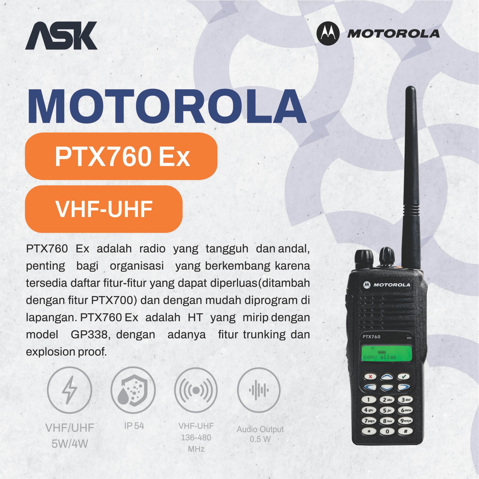 Dealer Resmi HT Motorola - Jual HT Motorola Jakarta